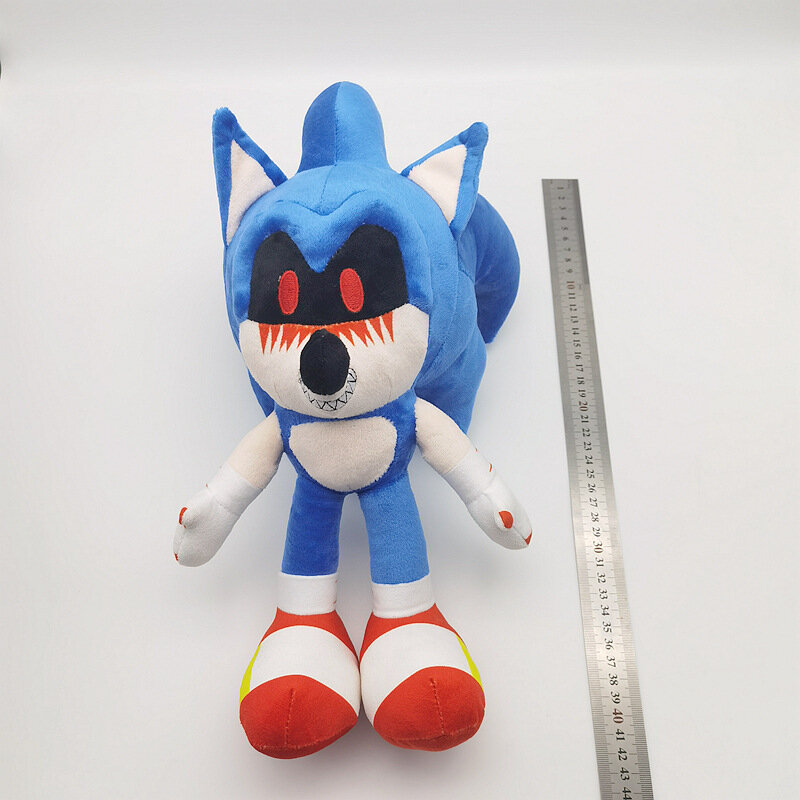 Трансграничная новая Sonic exe Game Spirit Hell Sonic Кукла Плюшевая игрушка Синий_40cm