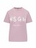 Футболка MSGM, размер S, розовый,