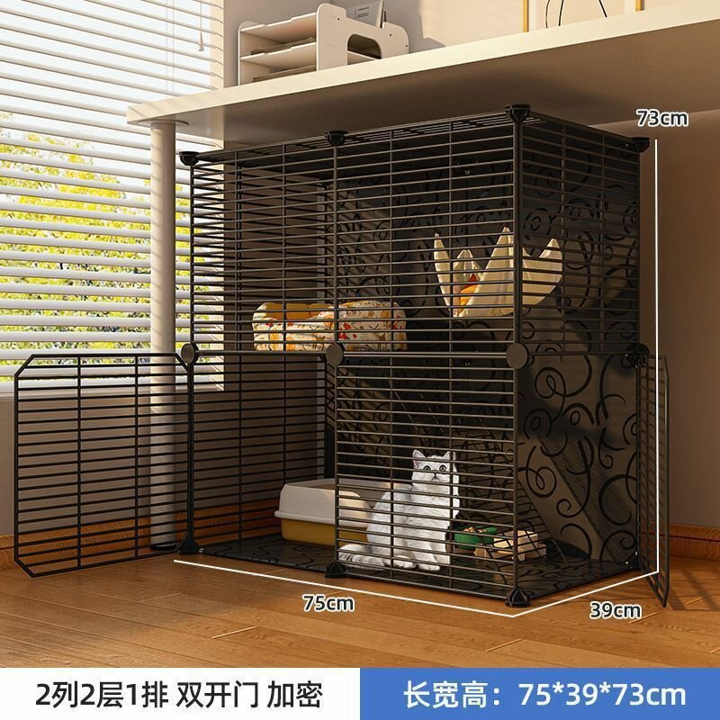 Клетка для кошек, теплая зимняя домашняя клетка с туалетом, многоуровневая вилла для кошек, extra large, свободное пространство, кошачий шкаф, дом для маленьких кошек