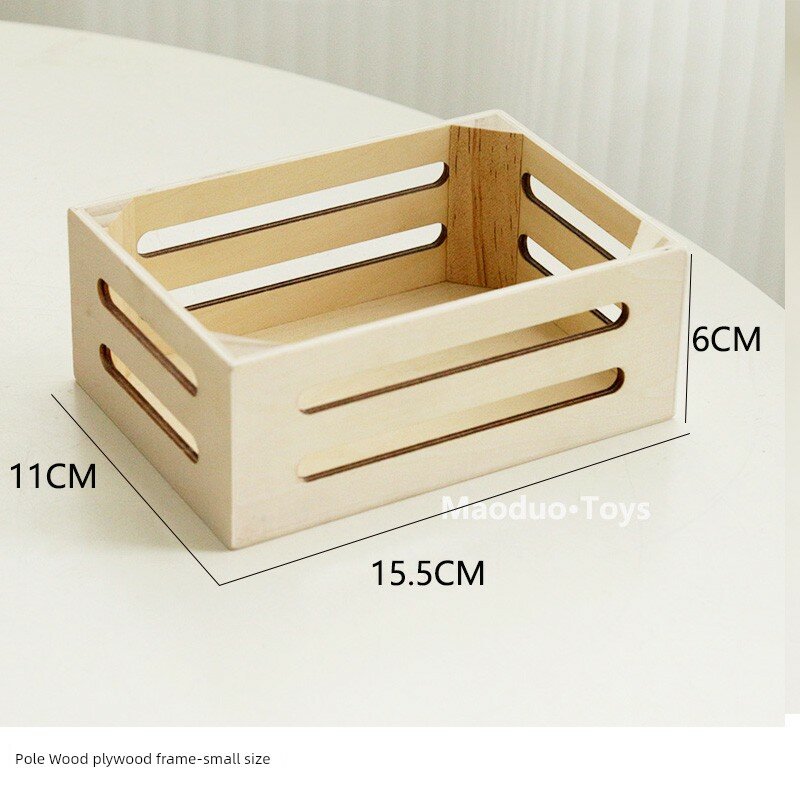 Детская деревянная корзина для хранения игрушек, развивающий игровой столик, корзина для хранения, ящик для