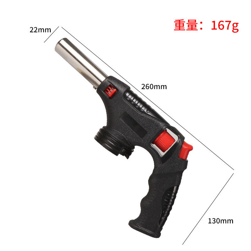 Огнемет Мощный огонь для сжигания свиной шерсти и кожи, бытовой картридж с газом, ручной огнемет