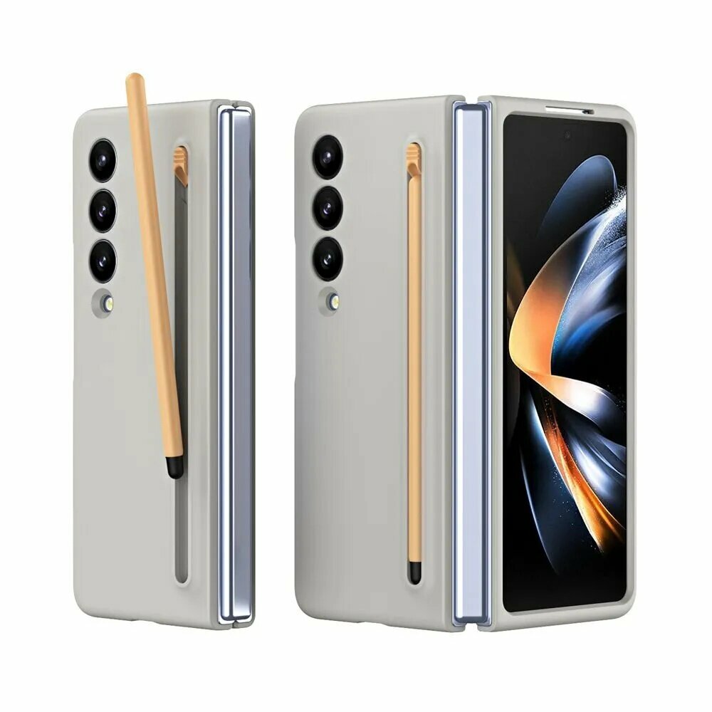 Раскладной чехол для телефона со стилусом и сенсорной ручкой для Samsung Galaxy Z Fold4 Fold 4, противоударный защитный чехол