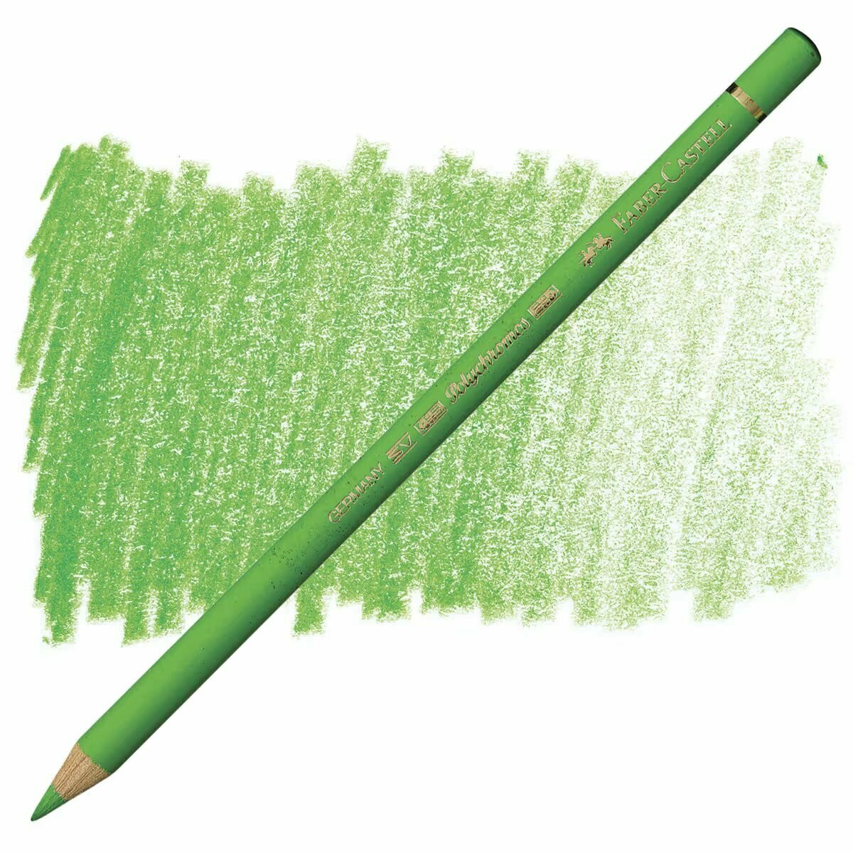 Карандаш цветной Faber-Castell "Polychromos", 1 шт, цвет №166 травяной