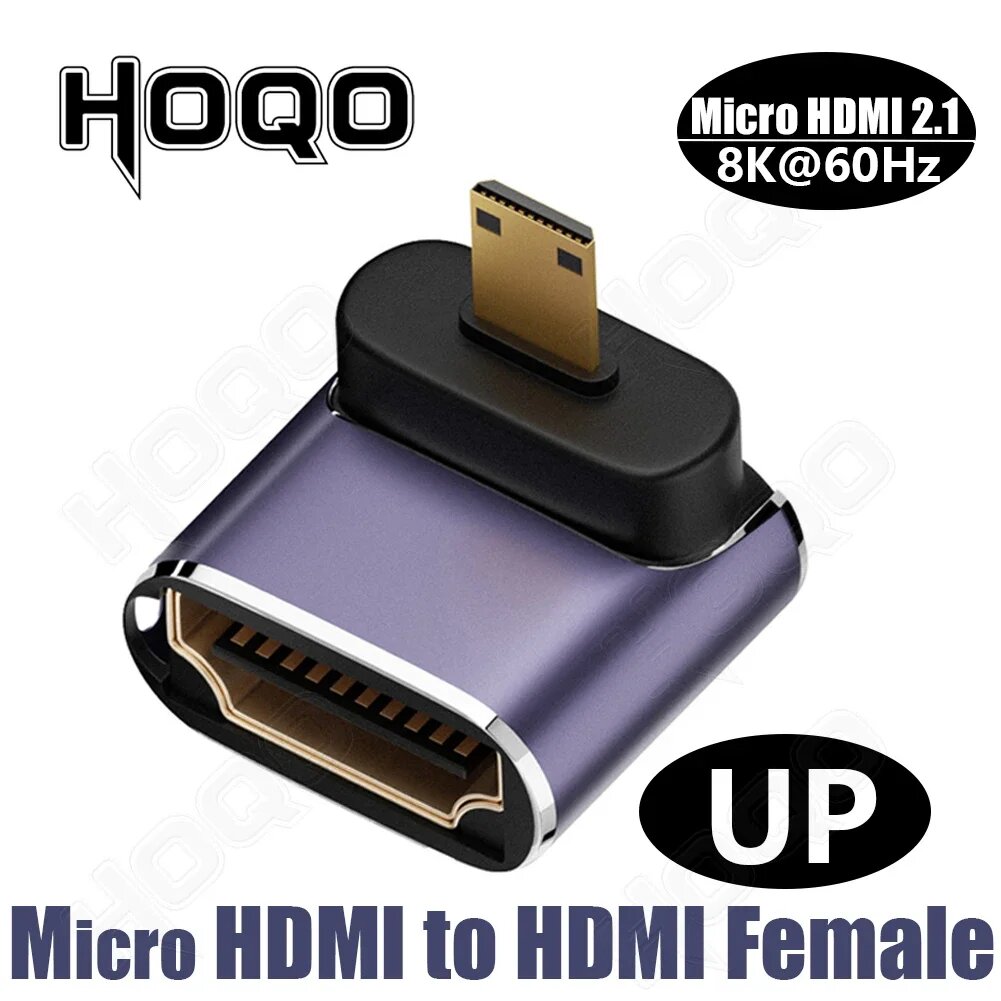 HDMI угловой адаптер 90 градусов 8K 4K 26
