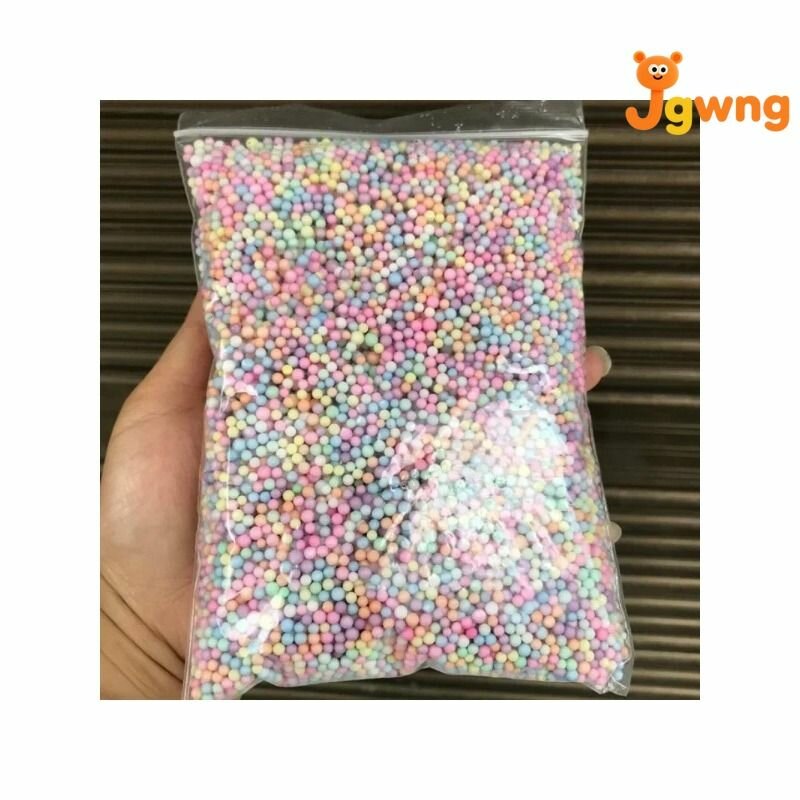 Наполнитель для подарков "Макорон" - Разноцветные пенопластовые шарики для DIY