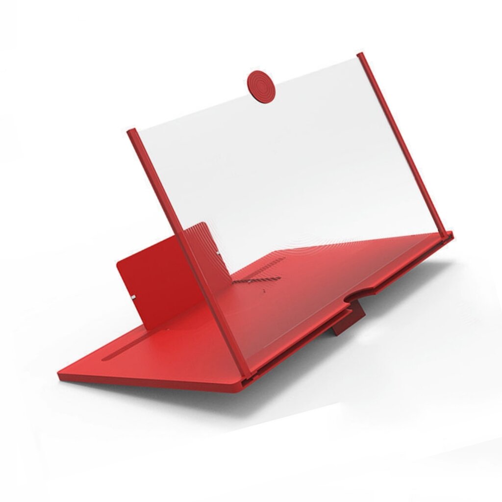 Выдвижной горизонтальный экран HD-видео усилитель экрана мобильного телефона для защиты глаз от синего света 12 дюймов-красный