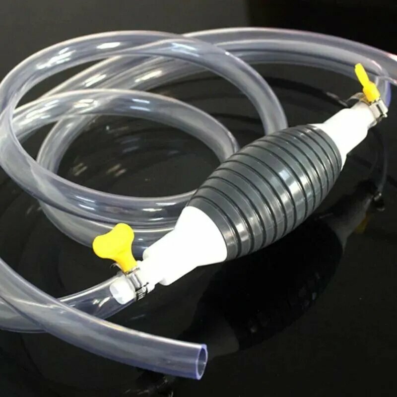 Насос для перекачки топлива с шлангом 3 м и грушей быстрая и удобная заправка без усилий!