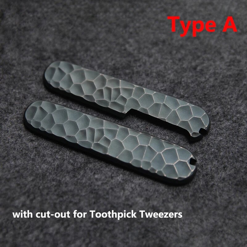 Красные медные накладки для ножей Victorinox 91 мм Type A