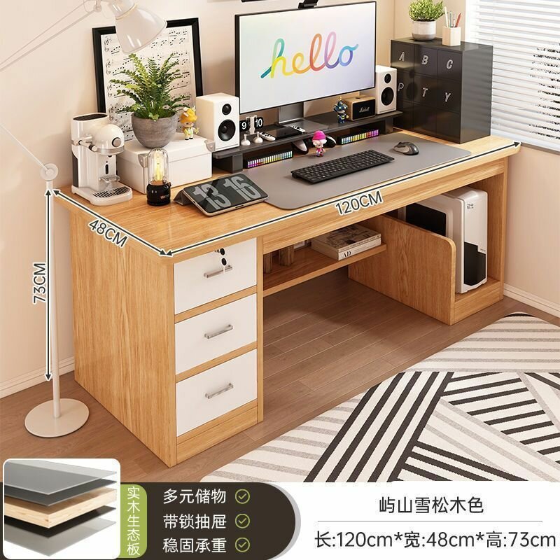 Горячая распродажа【1006 человек добавили в избранное】Офисный стол для сотрудников, набор стола и стула, простой современный стол для начальника, рабочее место для одного человека