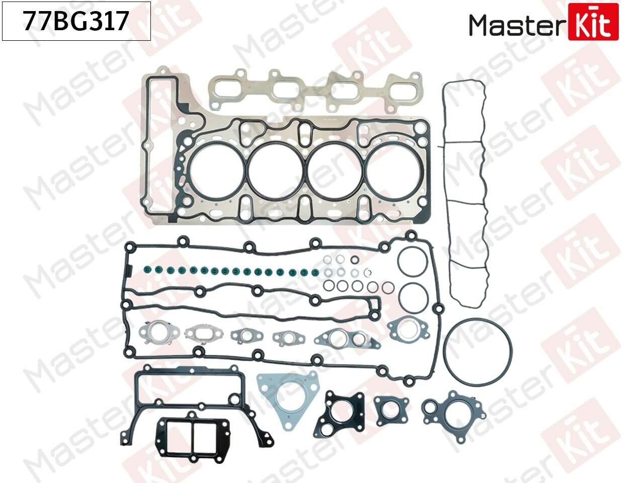 Комплект прокладок ГБЦ TOYOTA 1ZR-FAE 2ZR-FAE MasterKit 77BG317