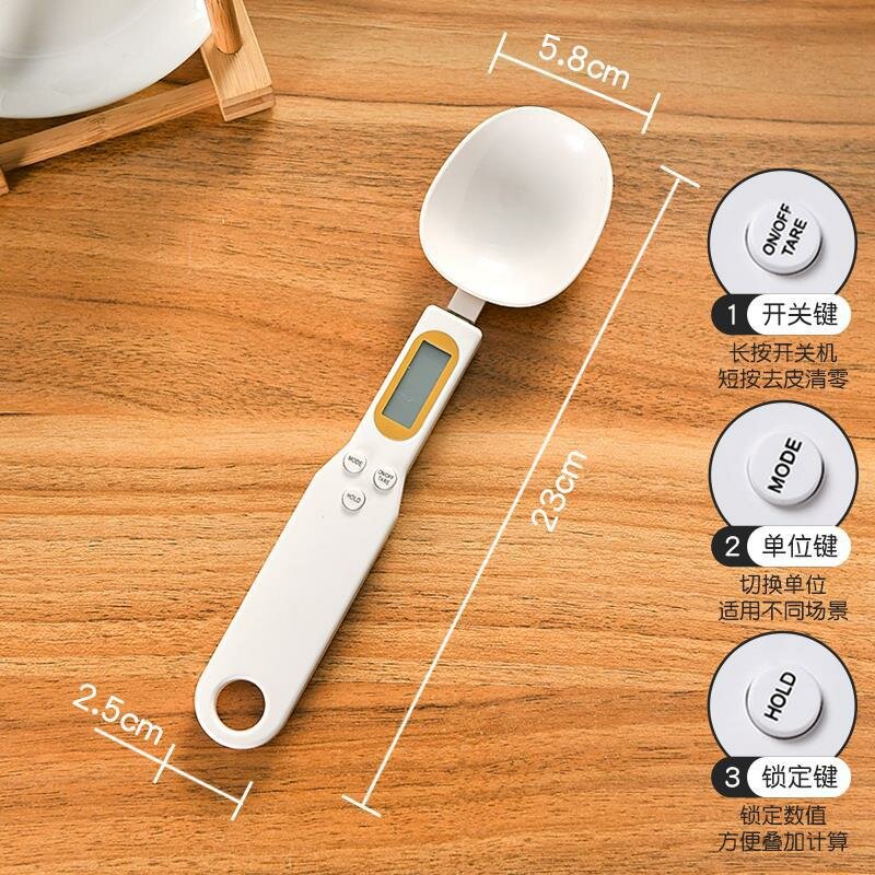 Совок для кошачьего корма, совок для корма для собак, длинная ручка, электронный мерный совок, мерная ложка, совок для корма для домашних животных