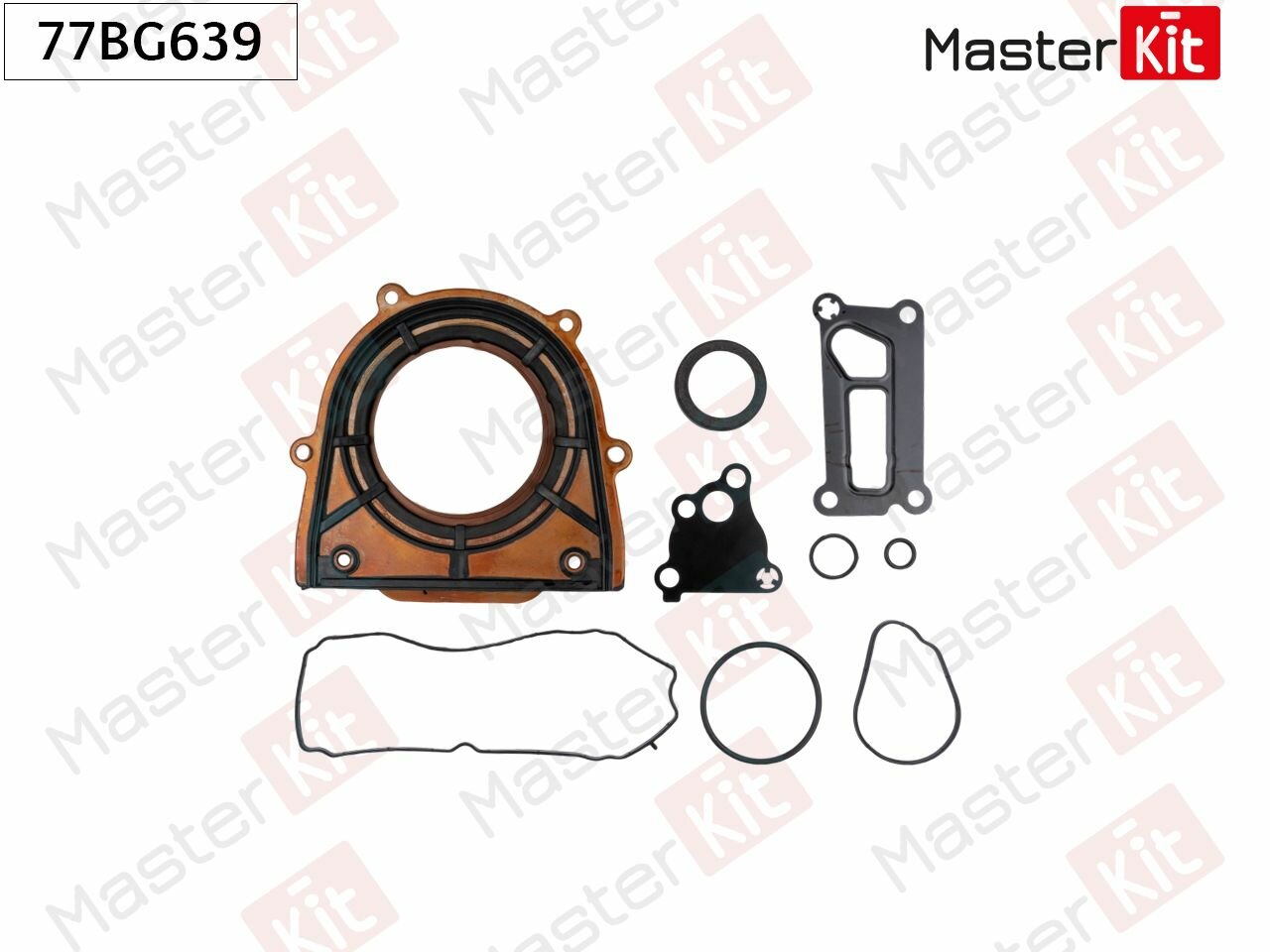 Комплект прокладок блок-картер двигателя Mazda 6 GH L813 MasterKit 77BG639