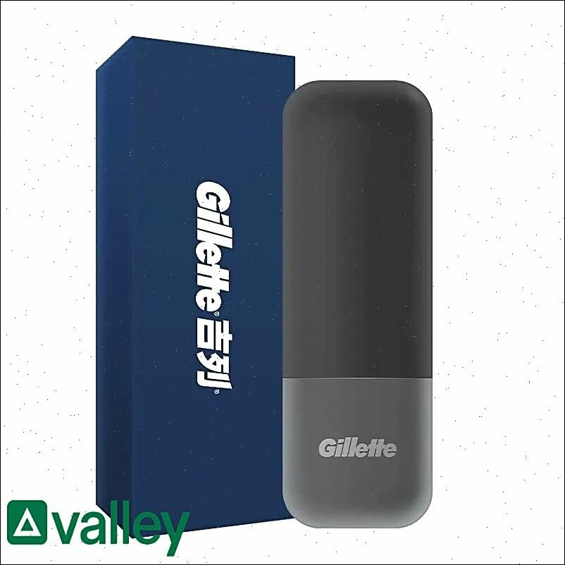 Портативный футляр Gillette для бритвы, магнитный защитный чехол-0731