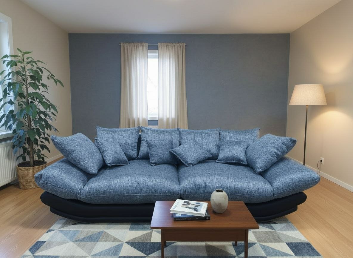 POOH Диван прямой Авиньон Макси gunny Mouse, нераскладной, серый