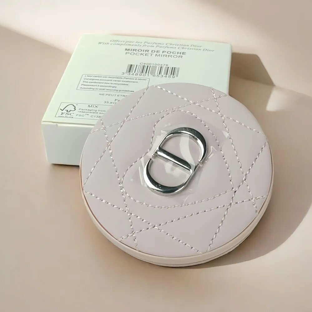 Dior Зеркало карманное, 7.5 см х 3 см, 1 шт