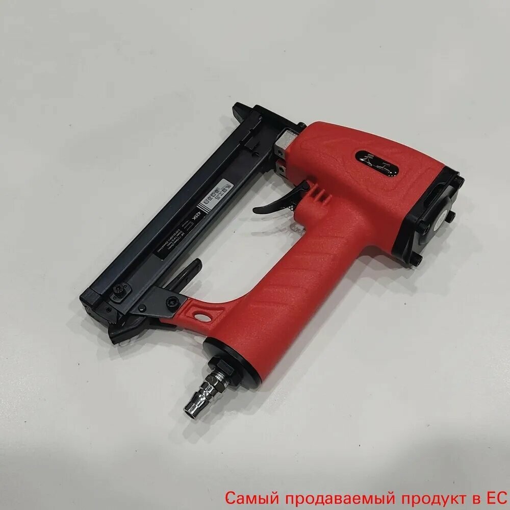 Пневматический строительный степлер 425K, красный, мм, для скоб 410К, 413К, 416К — фото 1