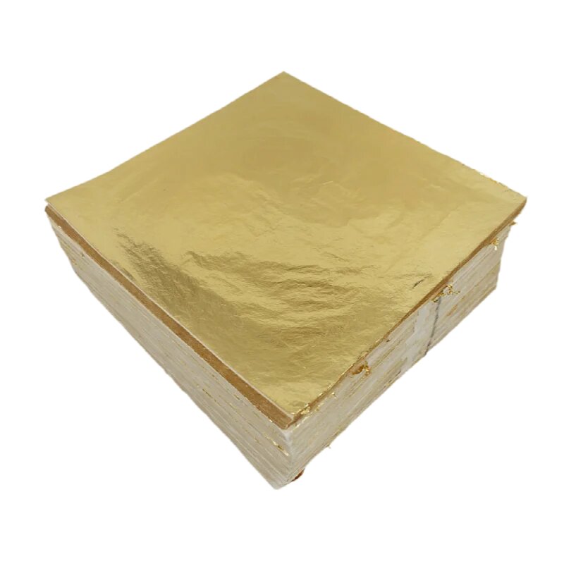 Листы имитации золота Goldburg 1000 шт 14х14 см 1000 pcs gold leaf