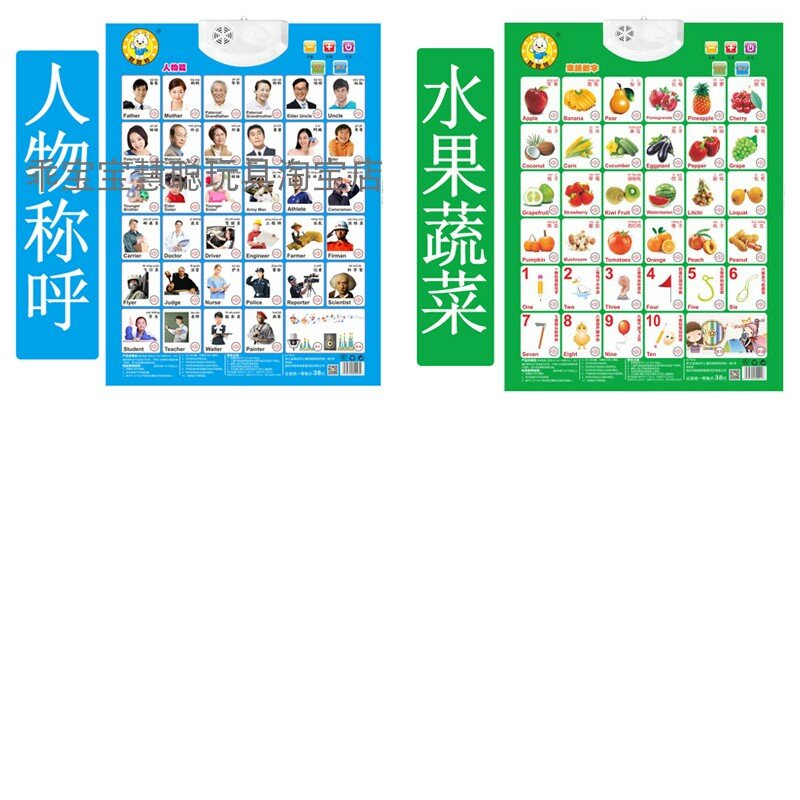 Оптовая продажа от фабрики: звуковая настенная таблица для обучения математике детей 1-8 лет, распознавание чисел от 1 до 100, игрушка с голосом