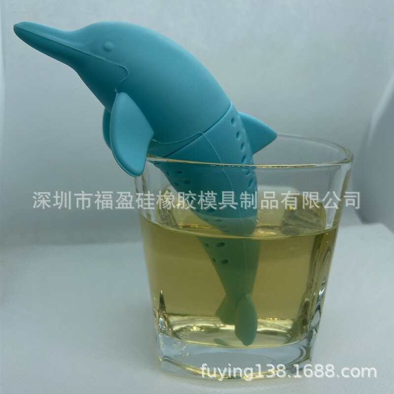 В наличии силиконовый заварник для чая в виде дельфина, креативные повседневные необходимости, заварник для чая в виде морского конька на Amazon