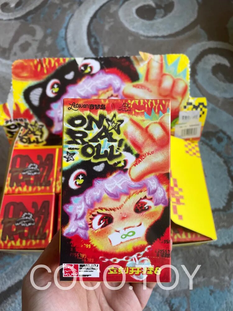 Wakuku 3 Лабубу Стич Labubu Игрушка сюрприз Blind Box miniso Wakuku Оригинал