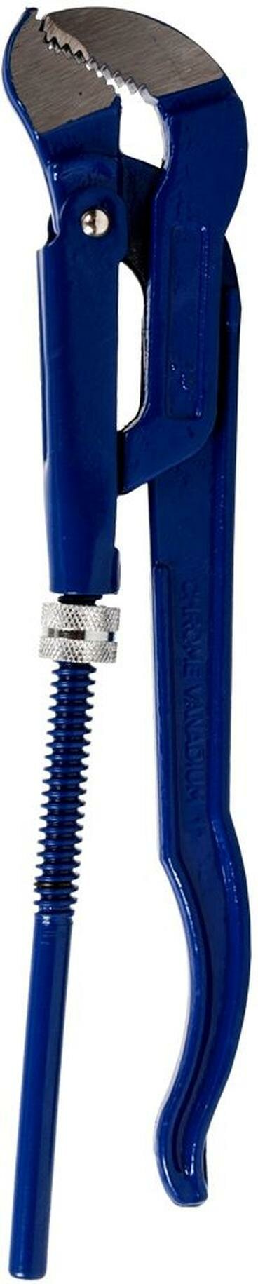 Ключ трубный кобальт рычажный, тип S, макс. раскрытие губок 1"(25,4 мм), длина 300 мм, CR-V (647-444)