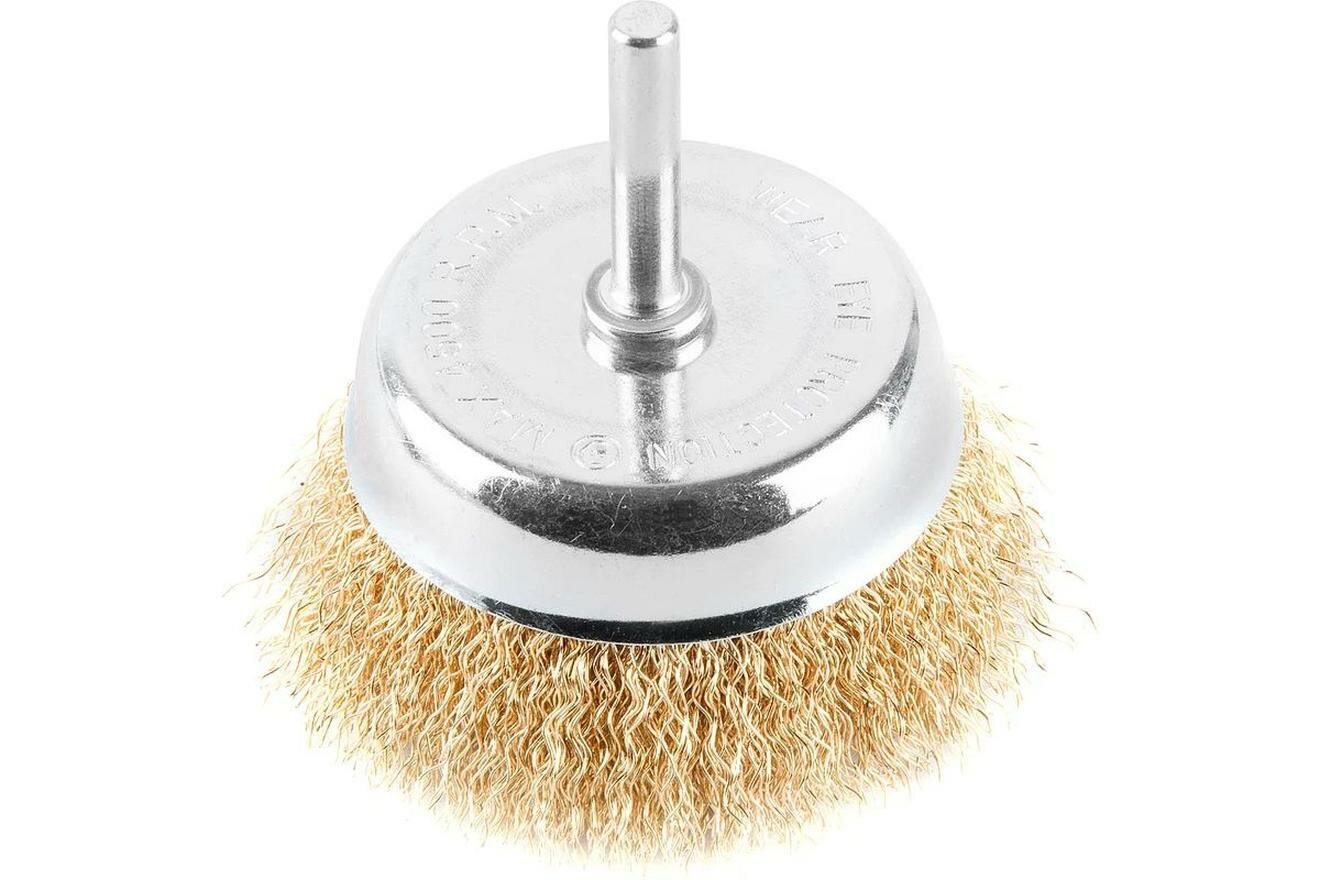 Кордщетка латунная для дрели, размер 75мм MONOGRAM арт. 106-953