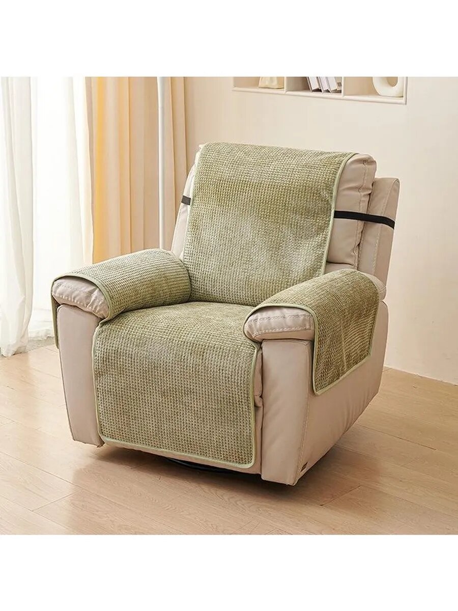 Накидка на диван-Мятно-зеленый, 55*196см, массаж, тепло