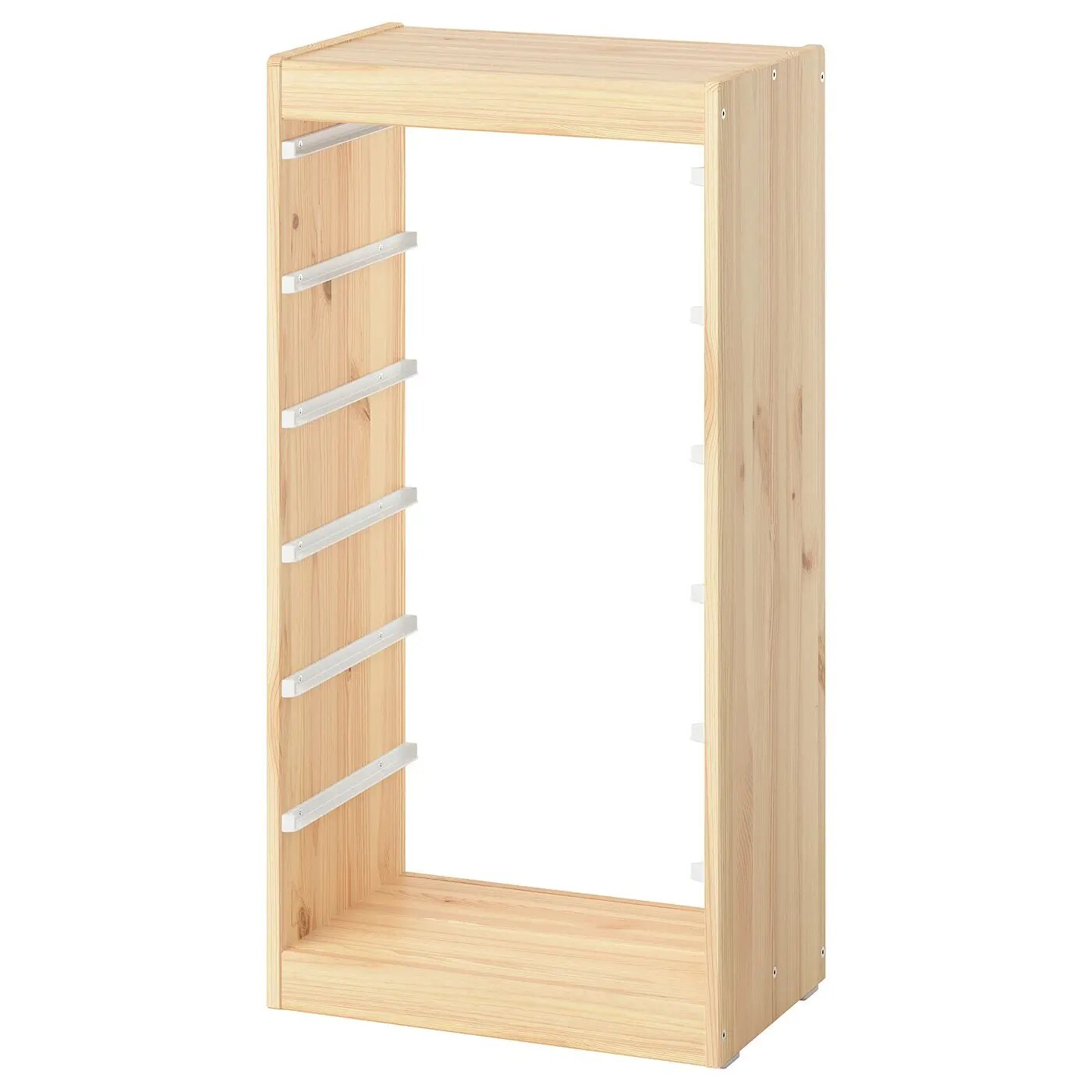 Каркас TROFAST, светло-белый окрашенный сосна, 46x30x91 см