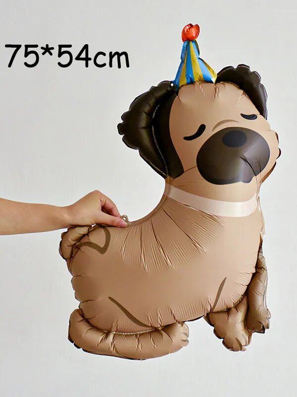 Матовый воздушный шар из фольги для собак, 1 шт