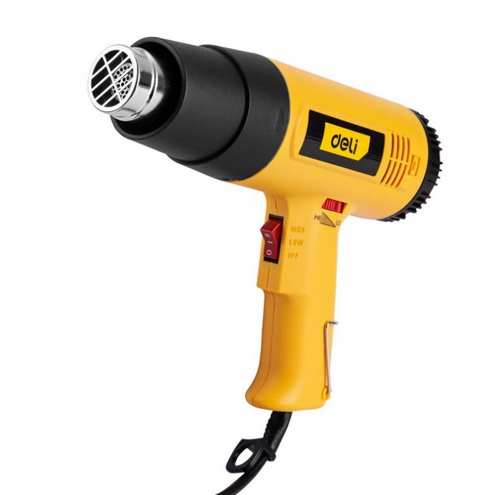 Фен технический Deli DL5318 (1600Вт, рабочая температура 100.590 град.)