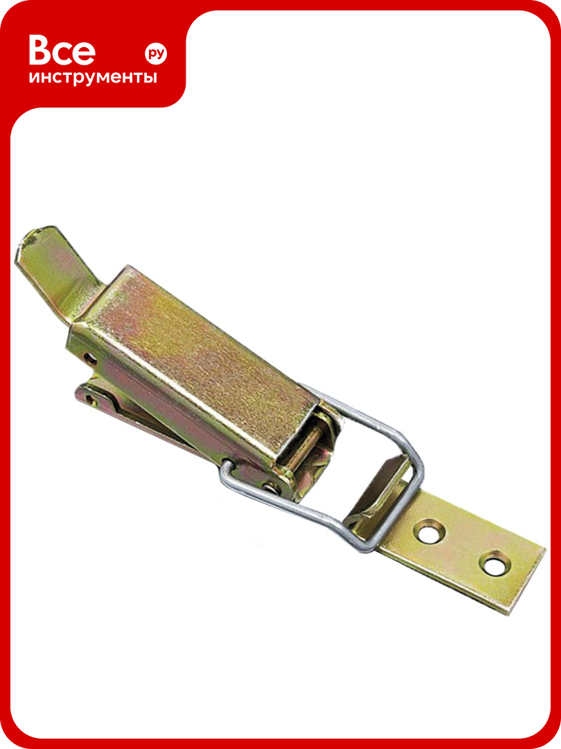 Замок для стола с пружиной AKS 36217, стальная конструкция, со скобой, фиксированное крепление, надежный механизм