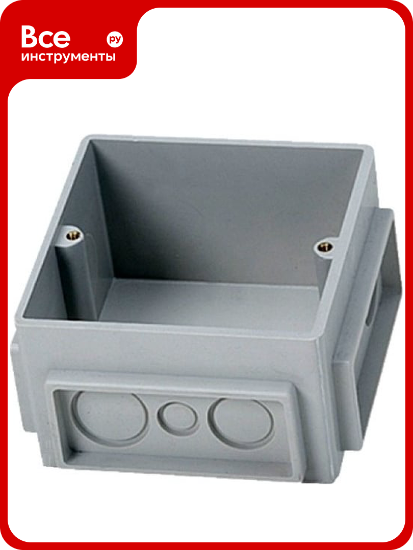 Монтажная коробка Legrand для выдвижного розеточного блока 3 модуля пластик