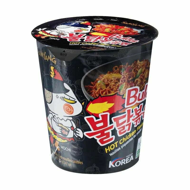 Лапша быстрого приготовления SAMYANG, 80 г - прекрасный обед в азиатском стиле