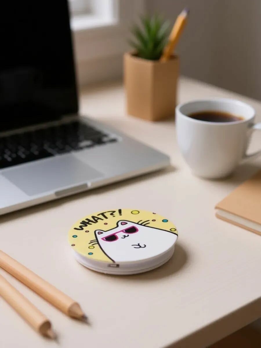 Попсокет Держатель для телефона What?