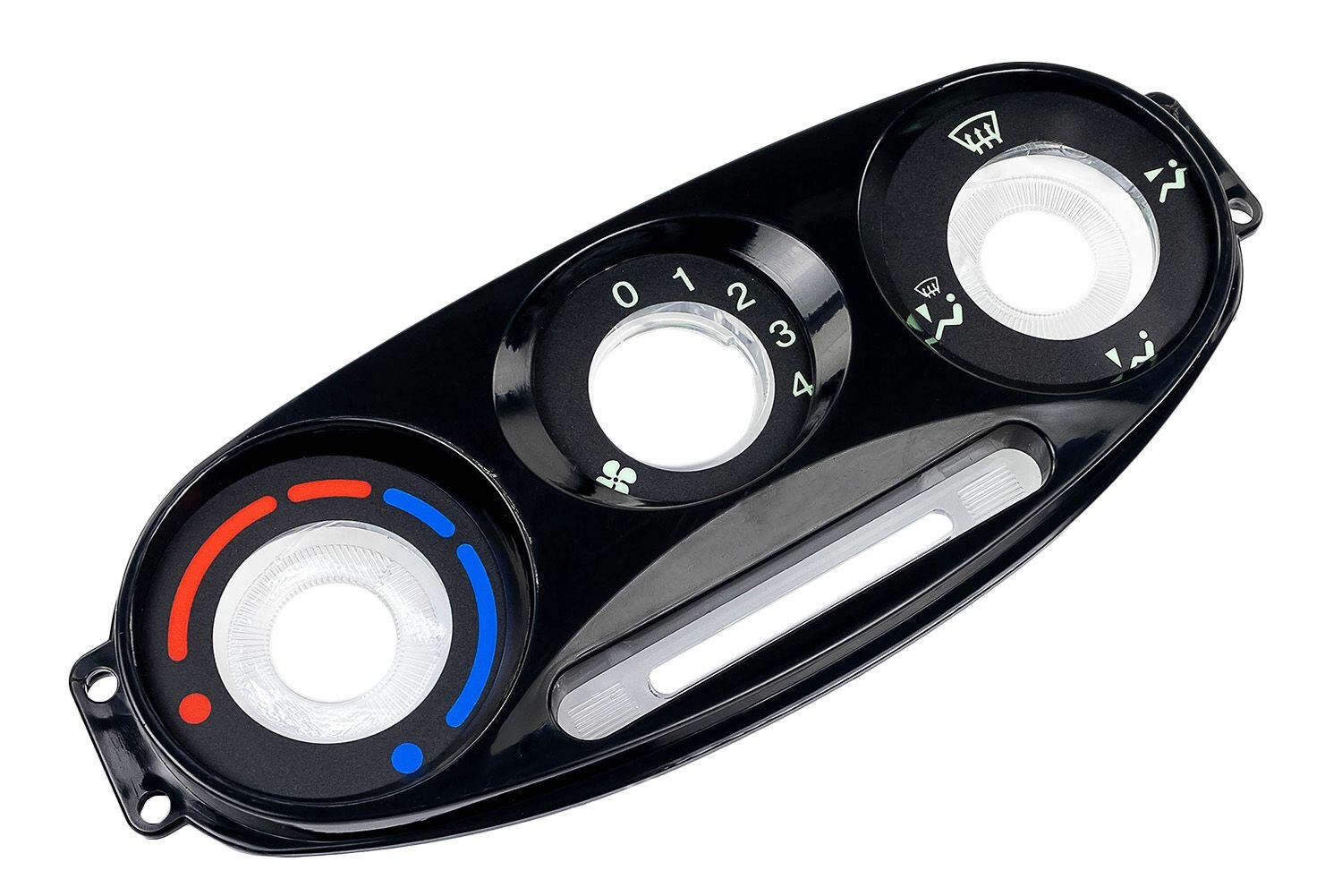 Шкала блока управления отопителем с рамкой (облицовкой) для Лада Калина, Калина 2, Гранта, Гранта FL, Датсун