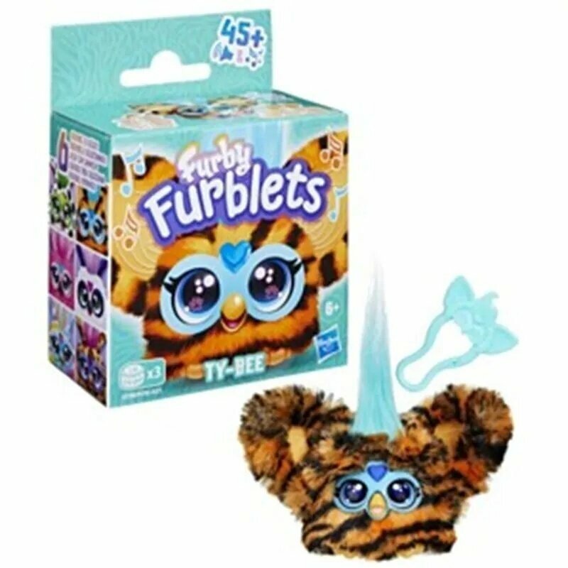 Ферби Hasbro Furby Furblets Chee-Chee / Детские интерактивная игрушка, маленькие плюшевая кукла, умеющие петь, подходят для подарков на день рождения детям от 6 лет и старше.