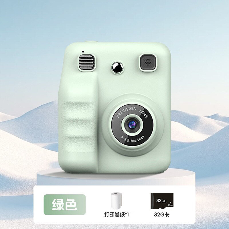 Кросс-бордерная новая мгновенная камера портативная поляроидная детская термопечатная камера подарок на День детей