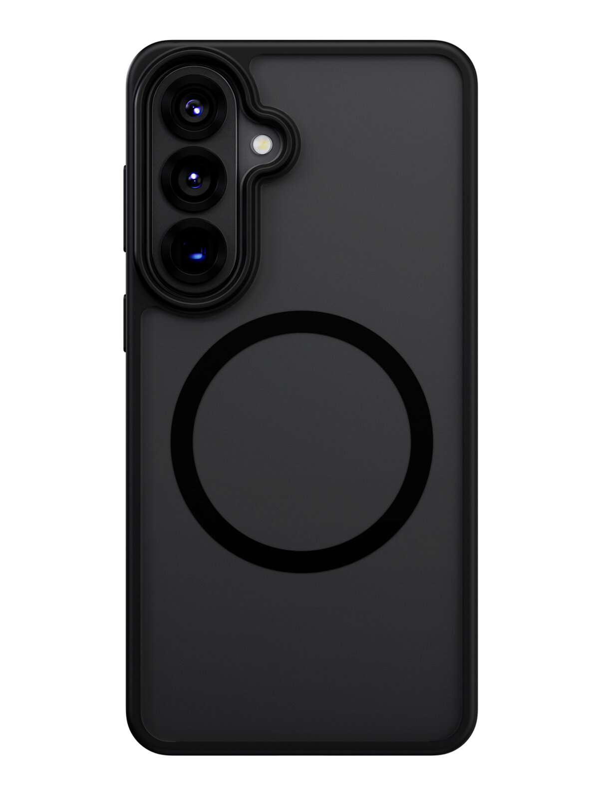 Чехол Uniq на Samsung Galaxy S26+, Veren с магнитами MagSafe, с усиленными углами ShockProof, прозрачный/черный