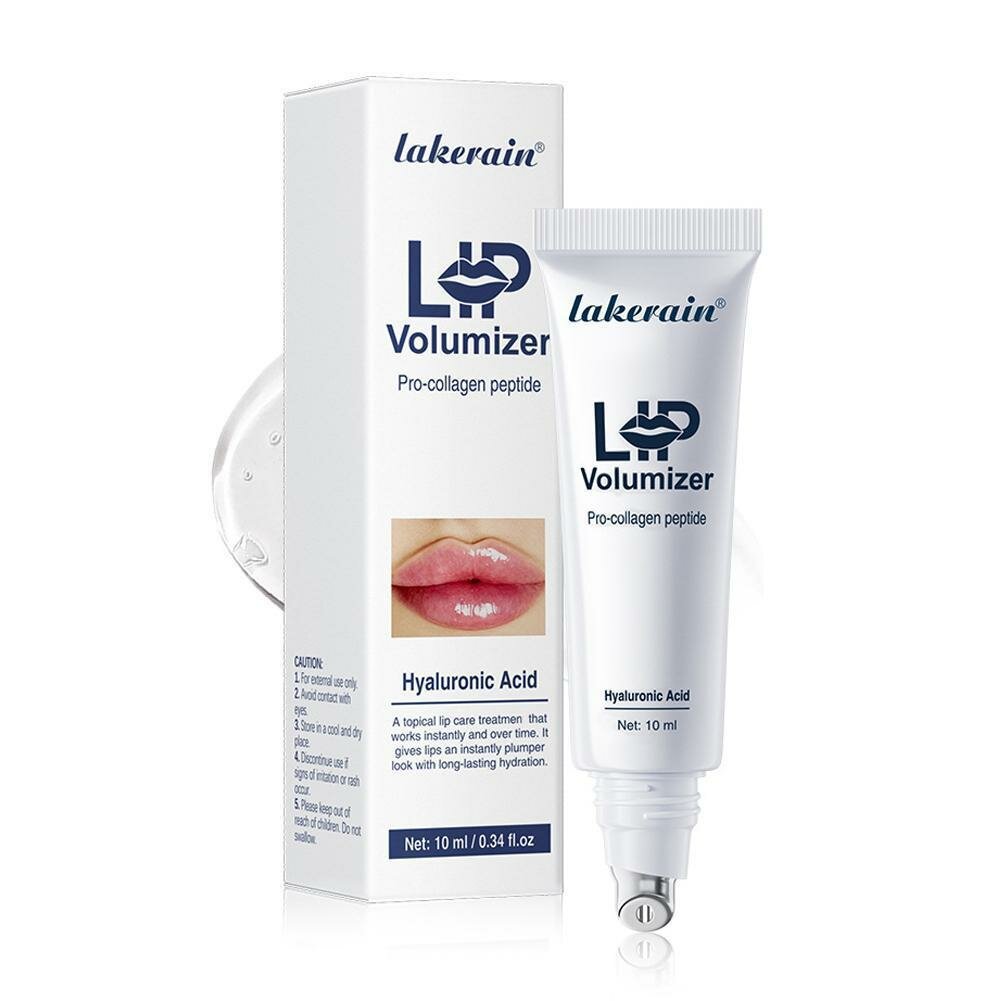 Эссенция для мгновенного увеличения объема губ с гиалуроновой кислотой: без отдушек, гладкая и нелипкая.