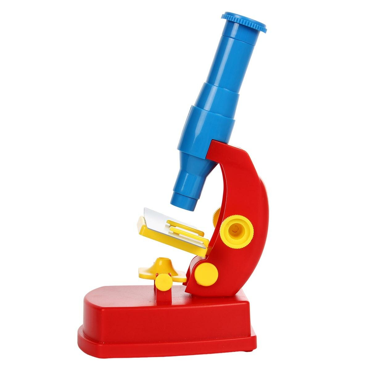 Микроскоп детский 'Science Microscope', пластик, красный/синий, 14х10.5х4.5см