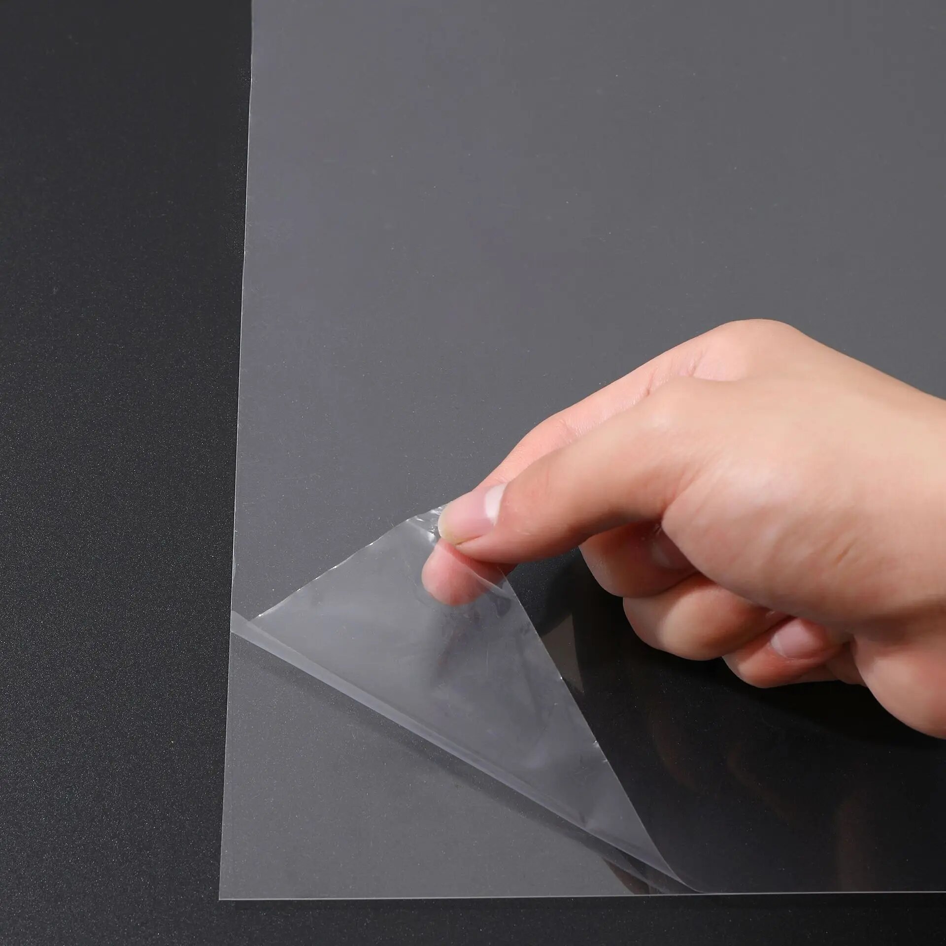 Термоусадочная пленка полупрозрачная 10 шт Черный, 10pcs transparent, 0.3mm
