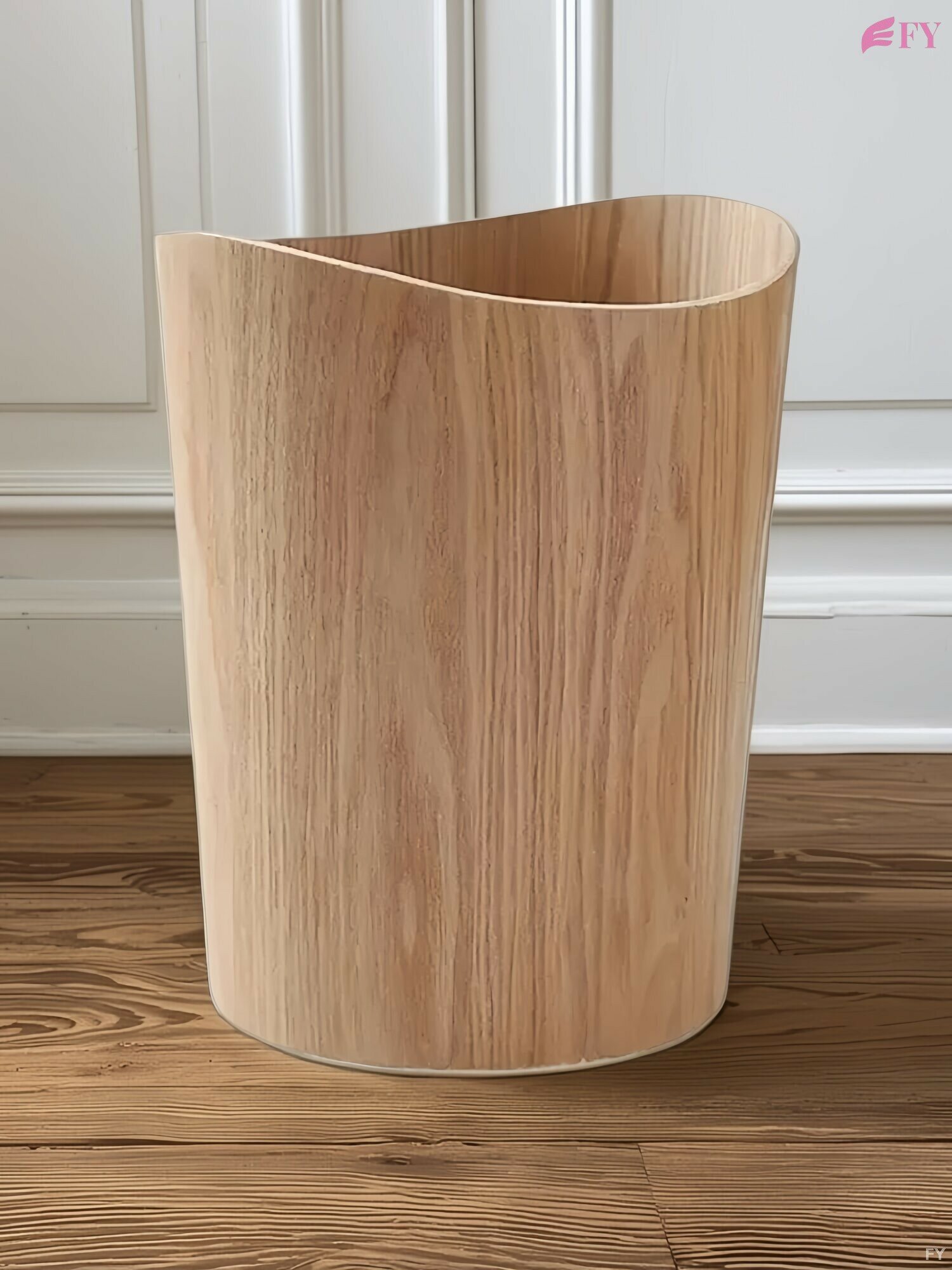 Мусорное ведро, домочадцы, деревянный, без обложки, Универсальный, минимализм