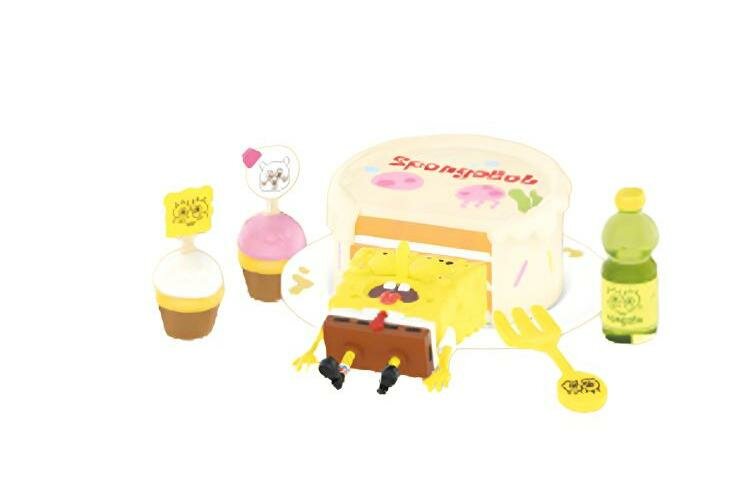 Коллекционные фигурки унисекс POP MART Picnic Party SpongeBob, Confirmed-Dessert (Open)