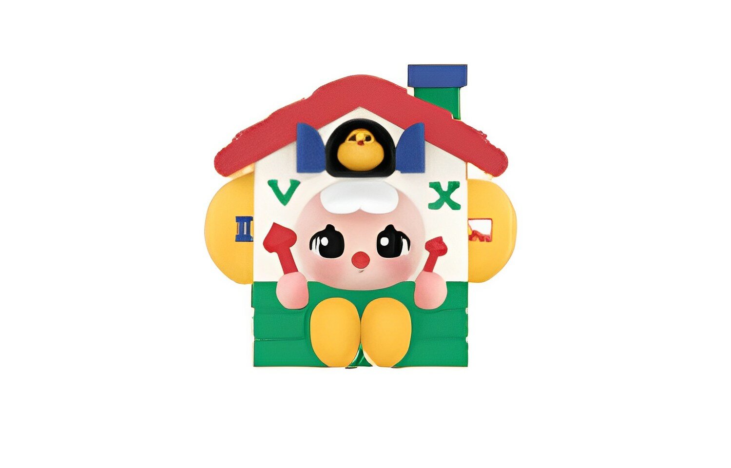 POP MART SUSUMI Волшебная Хижина Коллекция Фигурки Слепые боксы унисекс, Confirmed-Hanging Clock Crispy Rice (Open)