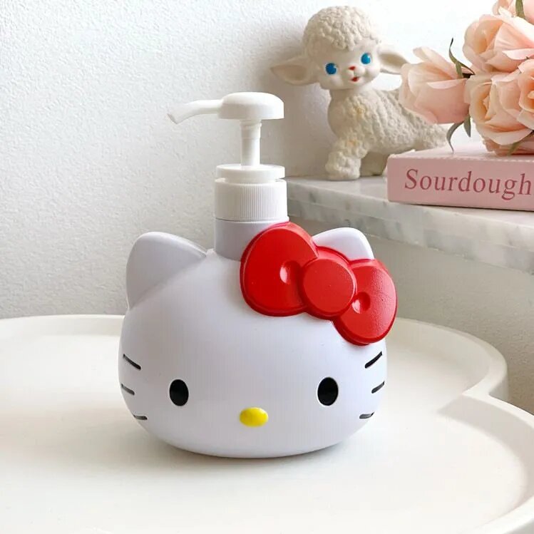 Дозатор для жидкого мыла механический Hello Kitty 850 мл ABS пластик
