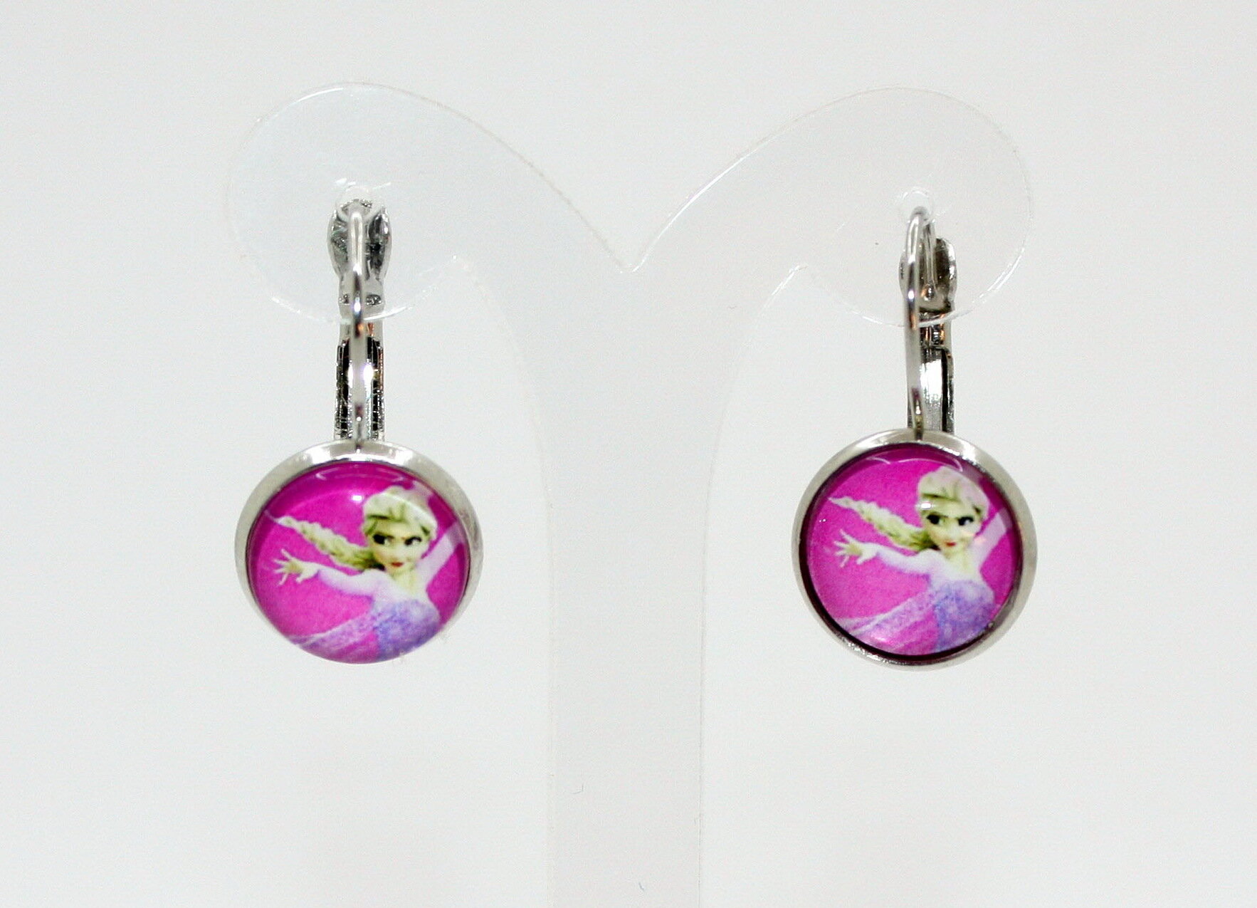 Серьги Фламинго-Go!, стекло