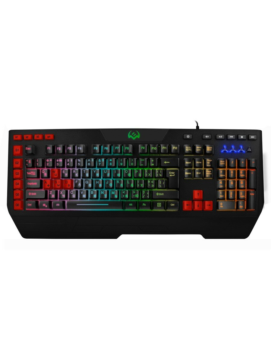 Клавиатура проводная SVEN KB-G9600 black (USB, 120 клавиш) (SV-019723)