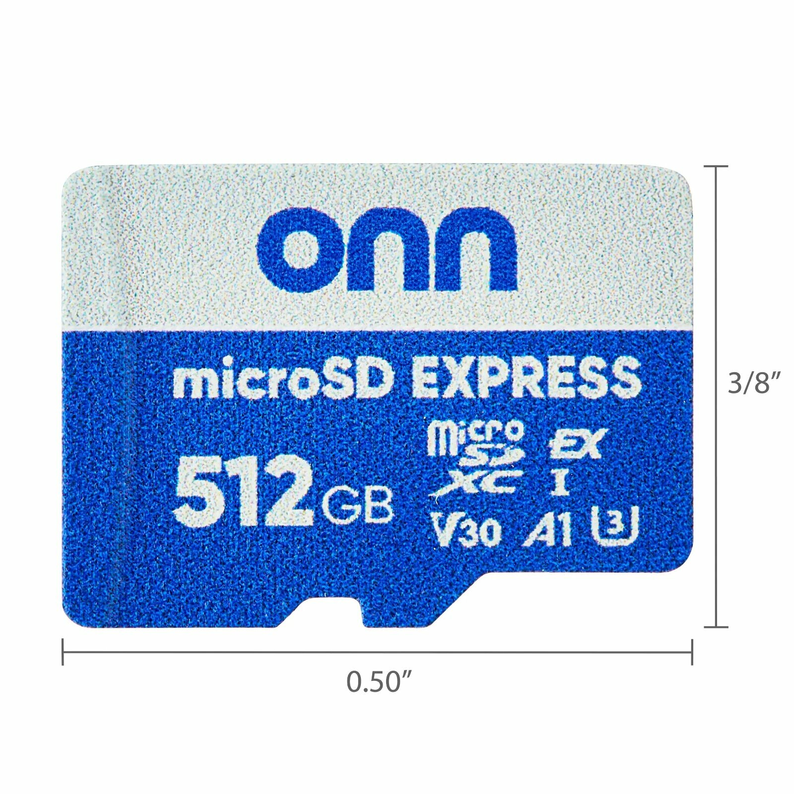 Карта памяти Onn MicroSD Express Card 512gb (совместима с Nintendo Switch 2, скорость записи 800 Мб/с)