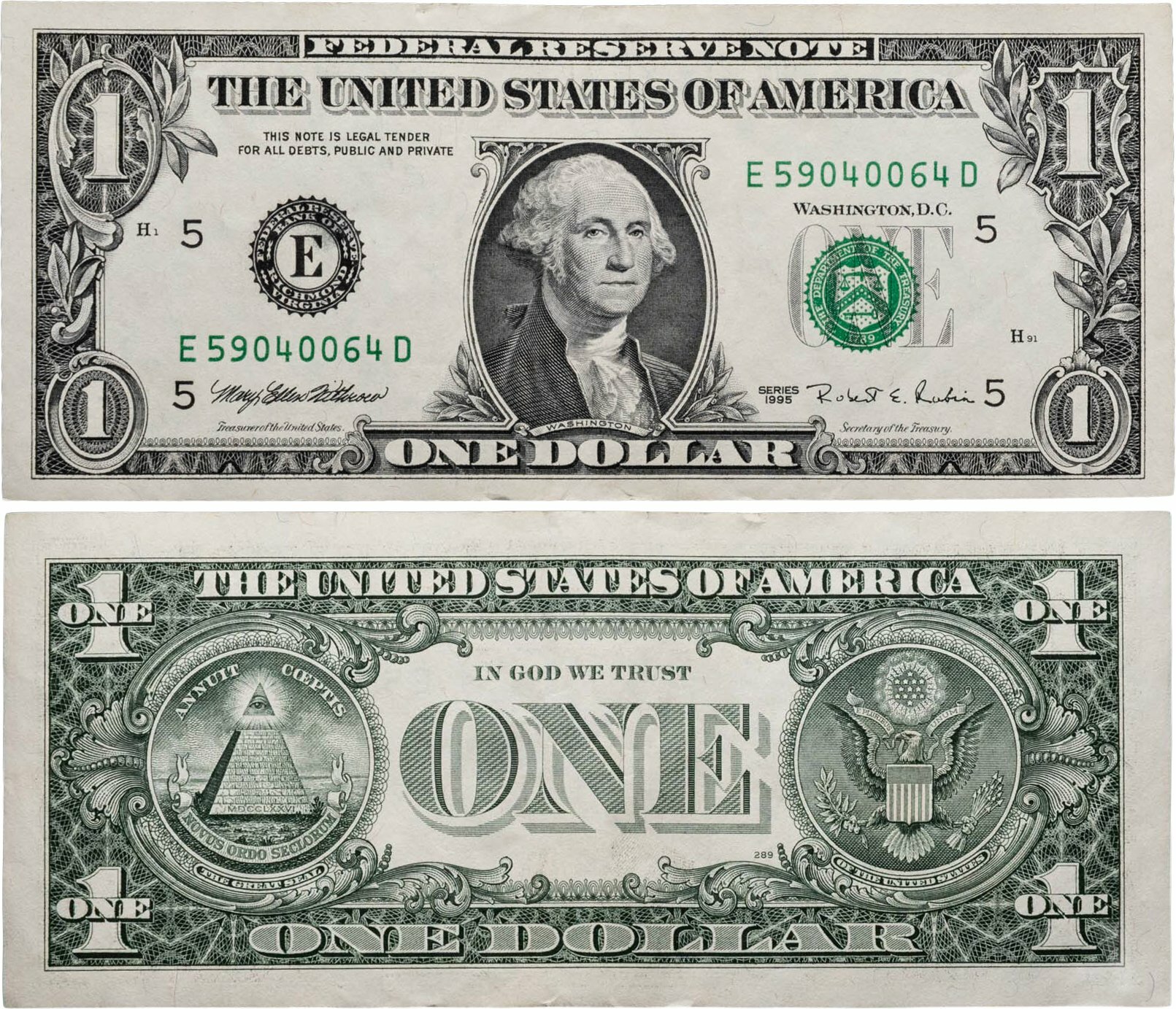 США 1 доллар 1985 года Pick 474 Е-Ричмонд