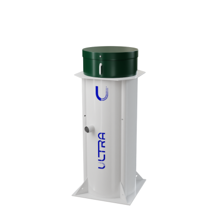 Септик Евробион Ультра-6 , самотечный, полипропилен, до 6 пользователей, насосного типа с эжекторной аэрацией